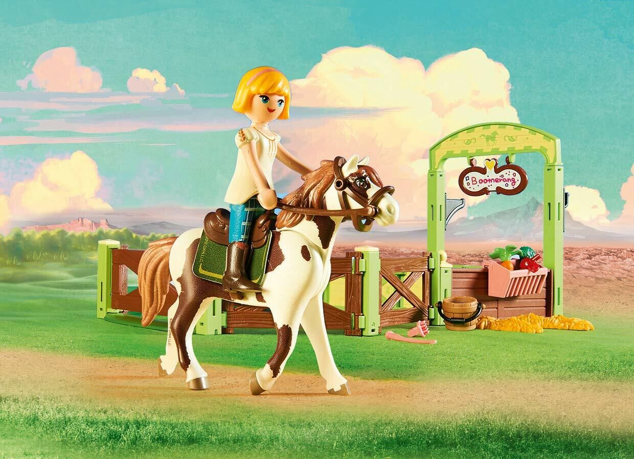 Buy Playmobil - Spirit - Abigail & Boomerang with Horse Stall 9480