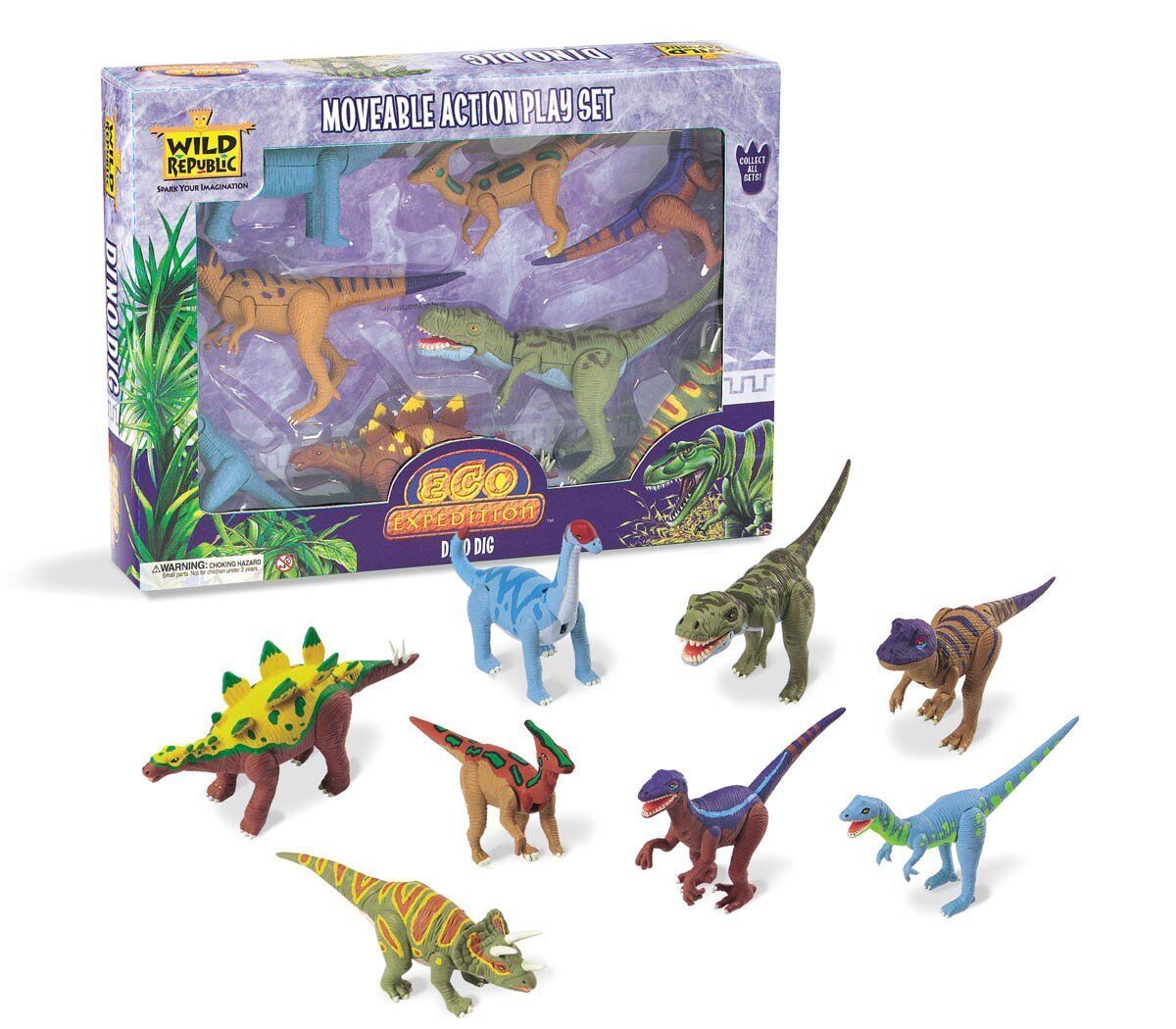 Buy Wild Republic - Dinosaur Action Playset