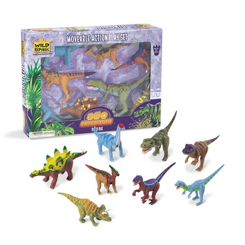 Buy Wild Republic - Dinosaur Action Playset